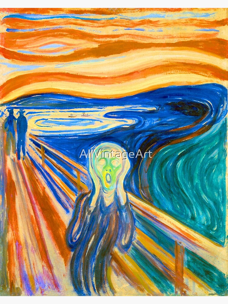 "Vintage Edvard Munch The Scream 1910 " Photographic Print for Sale by ...