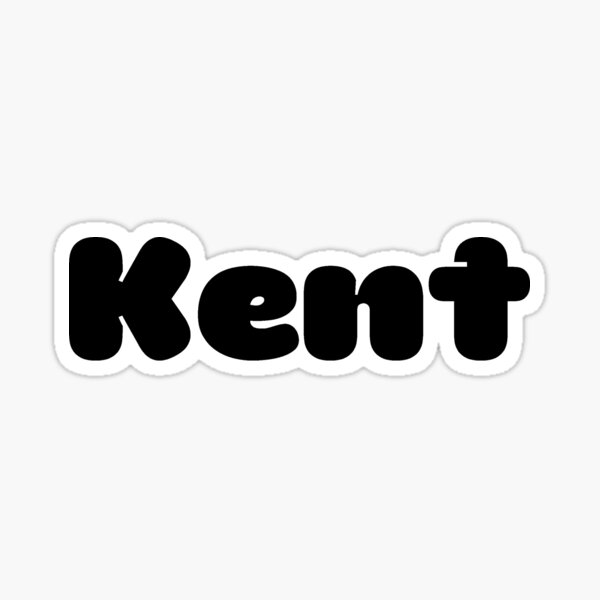 "Kent" Sticker for Sale by Shalomjoy | Redbubble