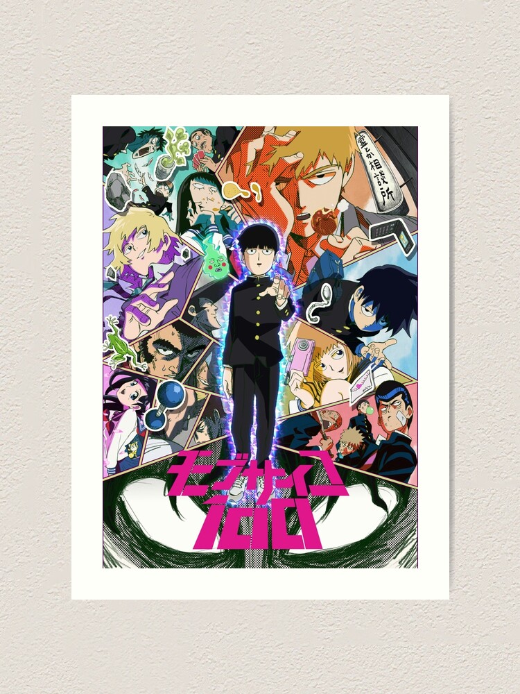 "Mob psycho 100" Art Print by dwilliams5391 | Redbubble