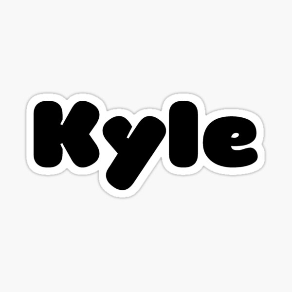 "Kyle" Sticker for Sale by Shalomjoy | Redbubble