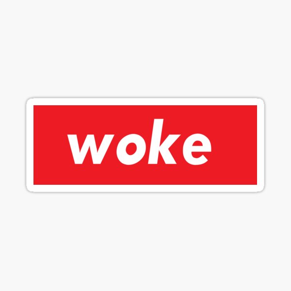 "Woke Stay Woke Woke Words Gen Z Use Words Millennials Use" Sticker by ...