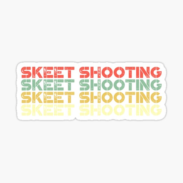 Skeet Shooting Stickers | Redbubble