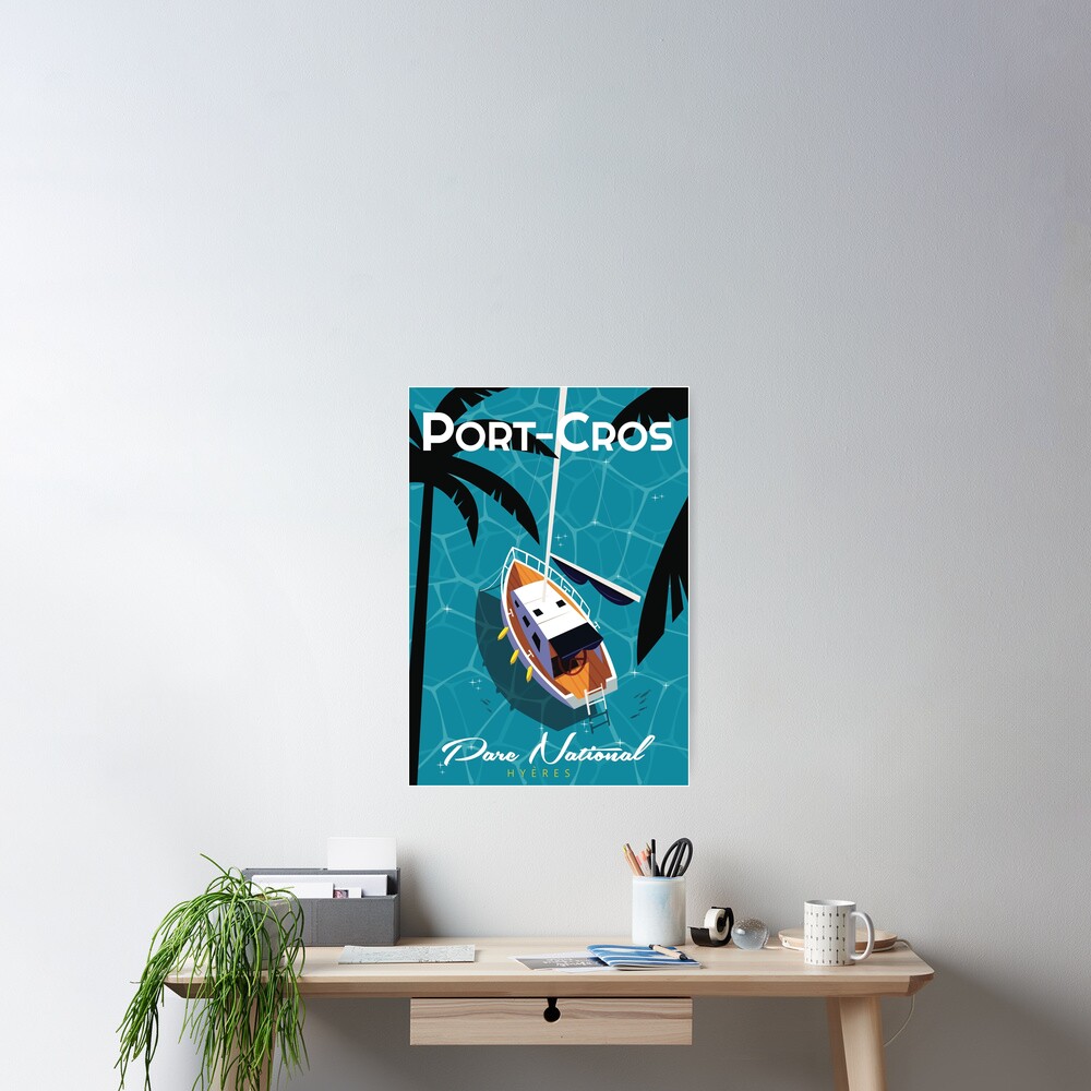 "Port Cros poster" Poster for Sale by GAGodel | Redbubble