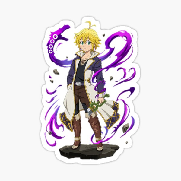 "Meliodas Seven Deadly Sins" Sticker for Sale by VashKiiri | Redbubble