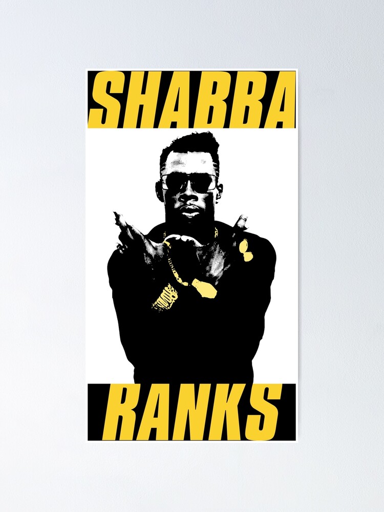 "Shabba Ranks" Poster for Sale by neonpanther | Redbubble