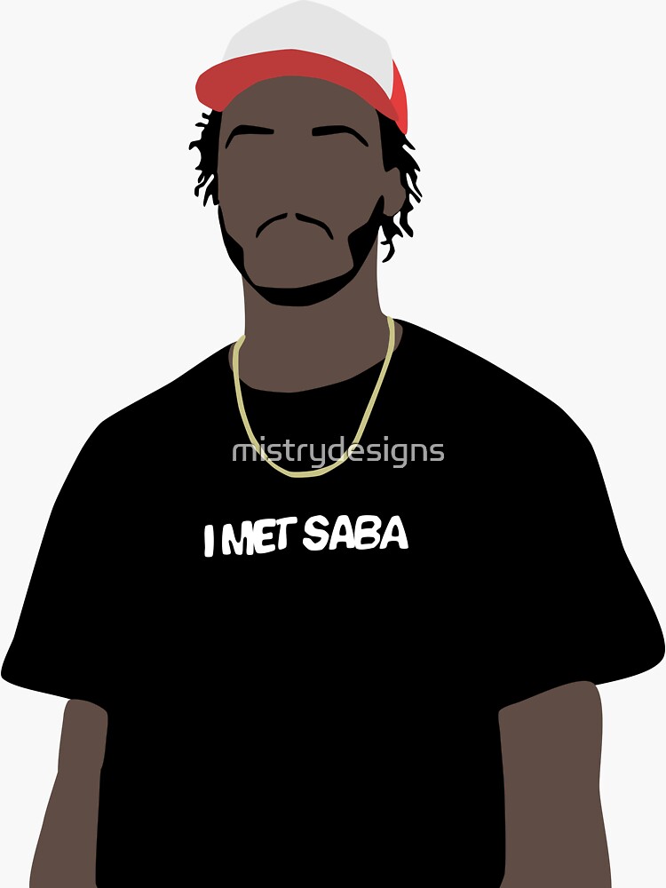 "SABA PIVOT portrait" Sticker for Sale by mistrydesigns | Redbubble