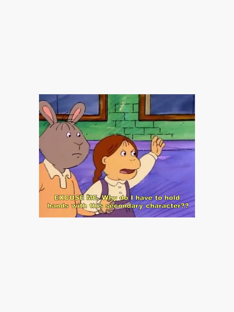 "Arthur Sticker" Sticker for Sale by Baxter1313 | Redbubble