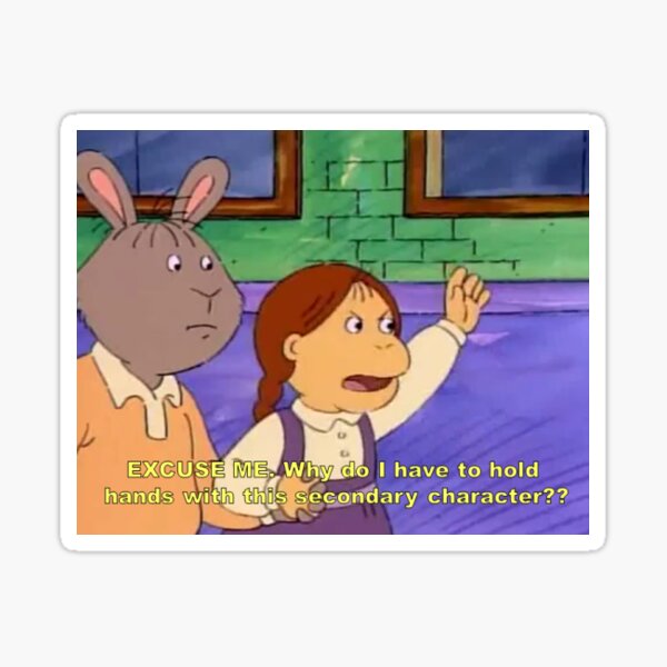 "Arthur Sticker" Sticker for Sale by Baxter1313 | Redbubble