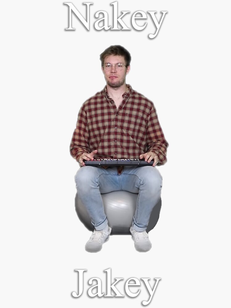 "NakeyJakey - YouTube Hot Boy" Sticker by TheSkweejji | Redbubble