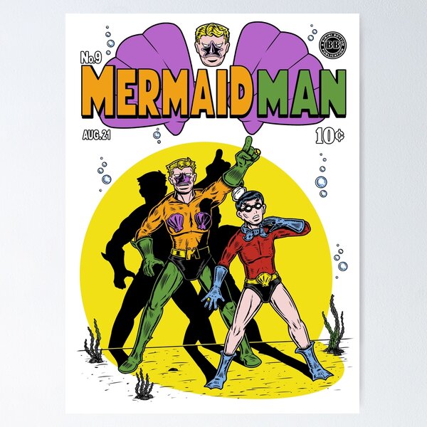 "MERMAN" Poster for Sale by firebrander | Redbubble