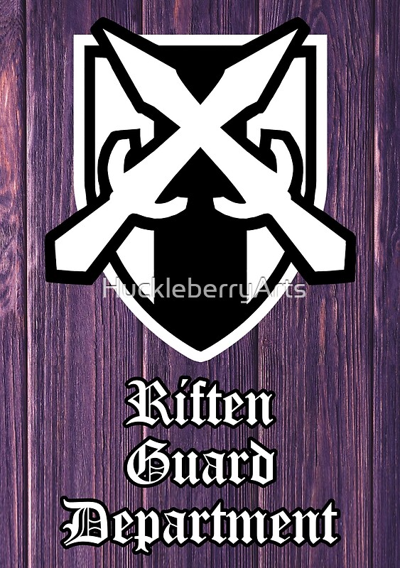 "Riften Guard's Department Shield (Skyrim)" by HuckleberryArts | Redbubble