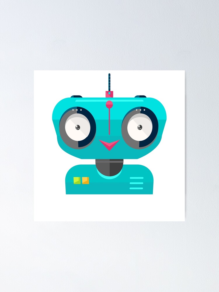"Robotic friendly robo machine" Poster by phys | Redbubble