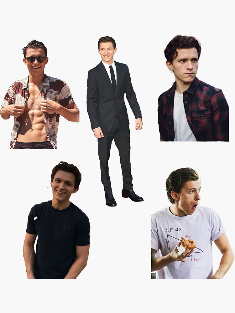 "Tom Holland " Sticker for Sale by Designs1998 | Redbubble