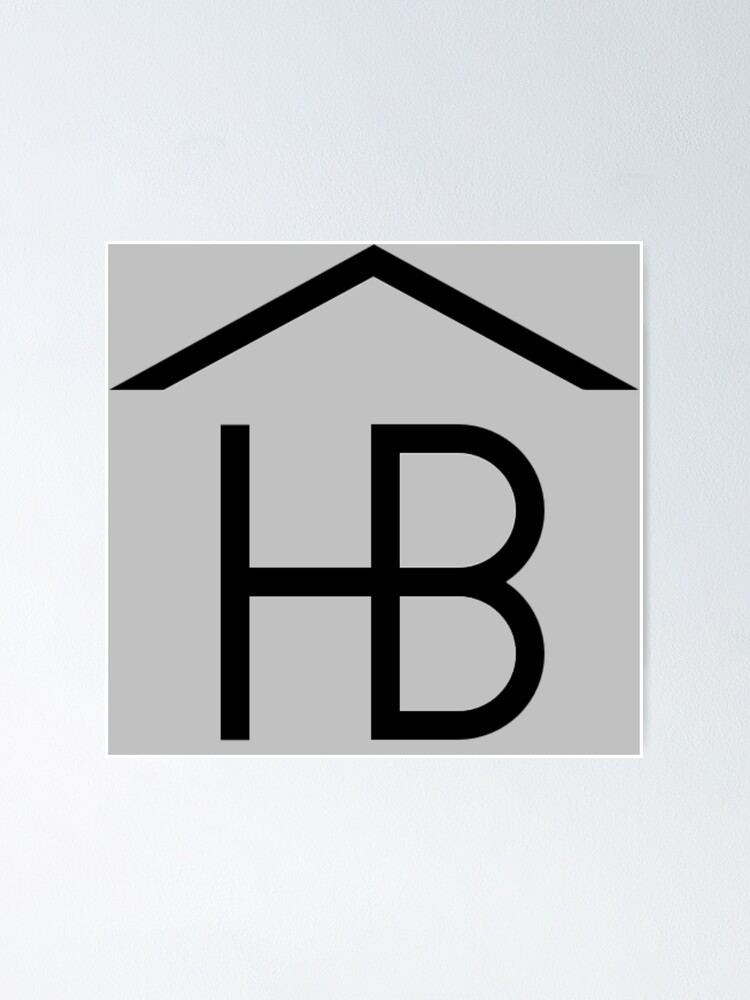 "Rafter H monogram B Cattle Brand" Poster by sirmcderpington | Redbubble