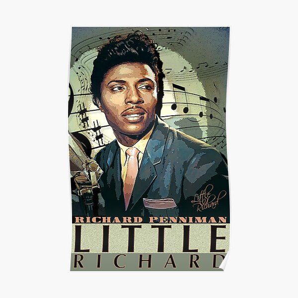 "Little Richard Poster" Poster for Sale by nomercy50 | Redbubble