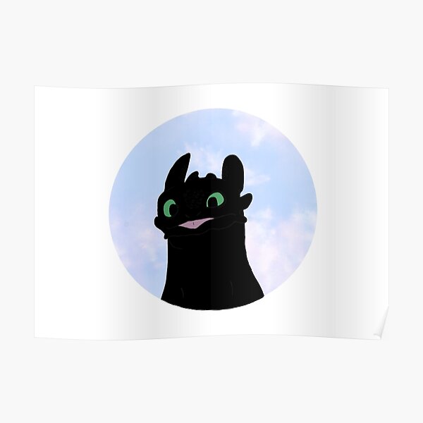 "Toothless" Poster by Solem | Redbubble