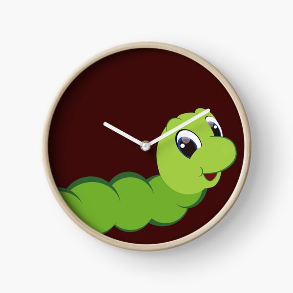 Caterpillar Clocks | Redbubble