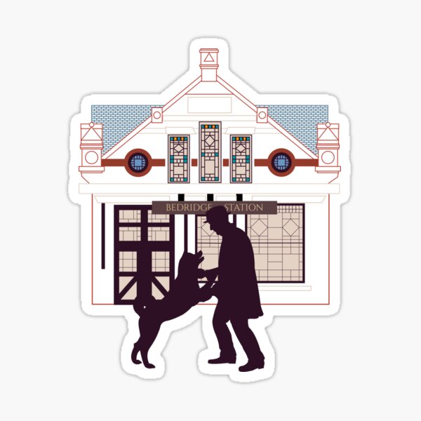 "Hachiko Bedridge Station" Sticker by MarylinRam18 | Redbubble