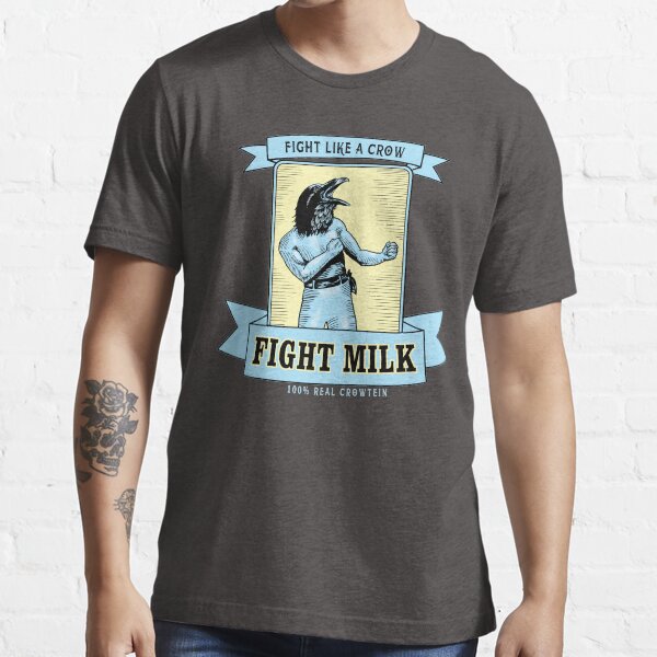 "Fight Milk" Essential T-Shirt for Sale by RobWoodrum | Redbubble