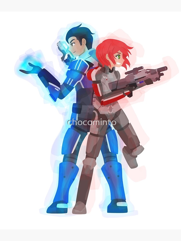 "Mass Effect - Shenko Action [Commission]" Art Print by chocominto ...