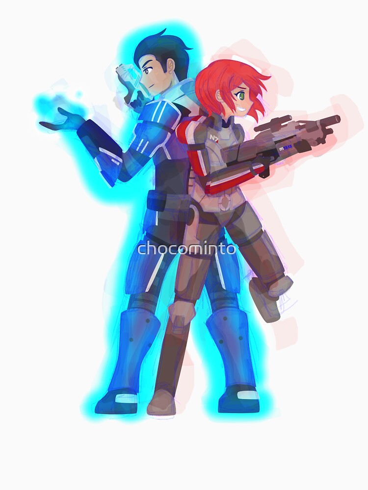 "Mass Effect - Shenko Action [Commission]" T-shirt for Sale by ...