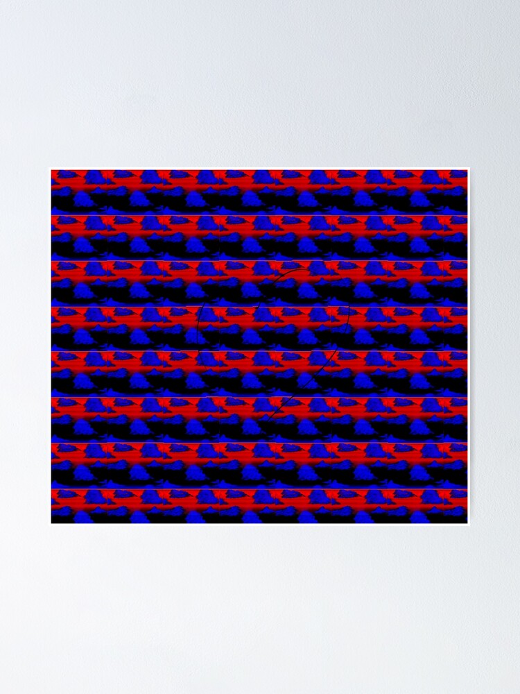 "'Heart' stereogram" Poster by Cranemann | Redbubble