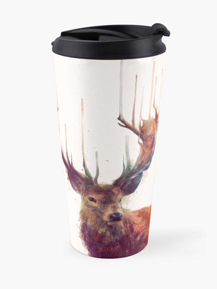 "Red Deer" Travel Coffee Mug for Sale by AmyHamilton | Redbubble