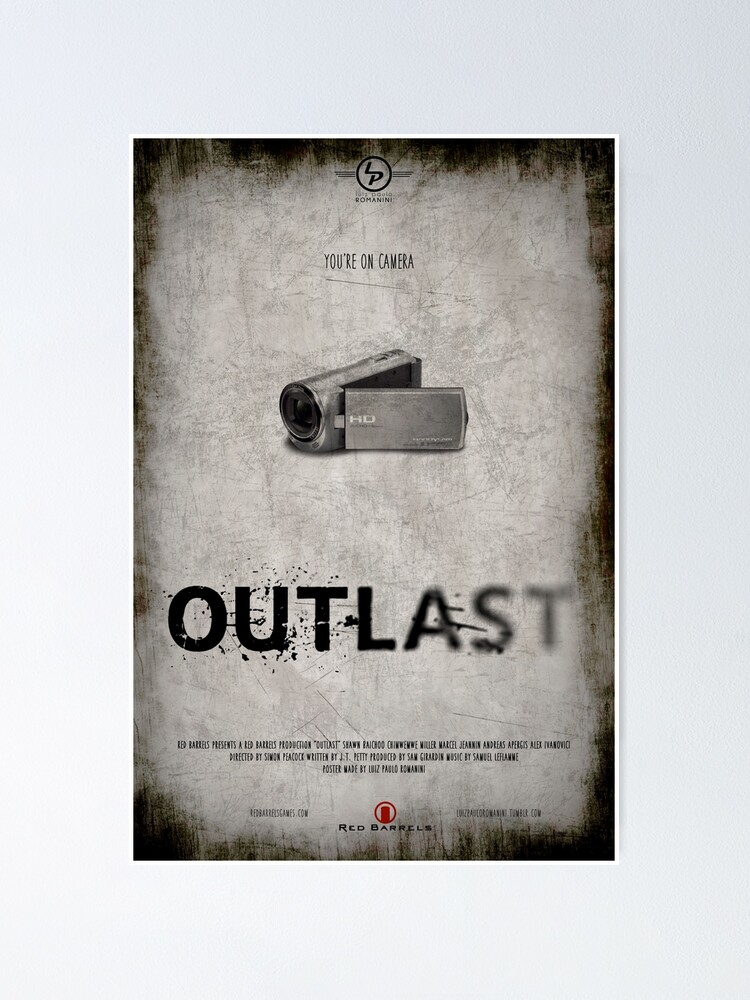 "OUTLAST" Poster for Sale by LPRomanini | Redbubble