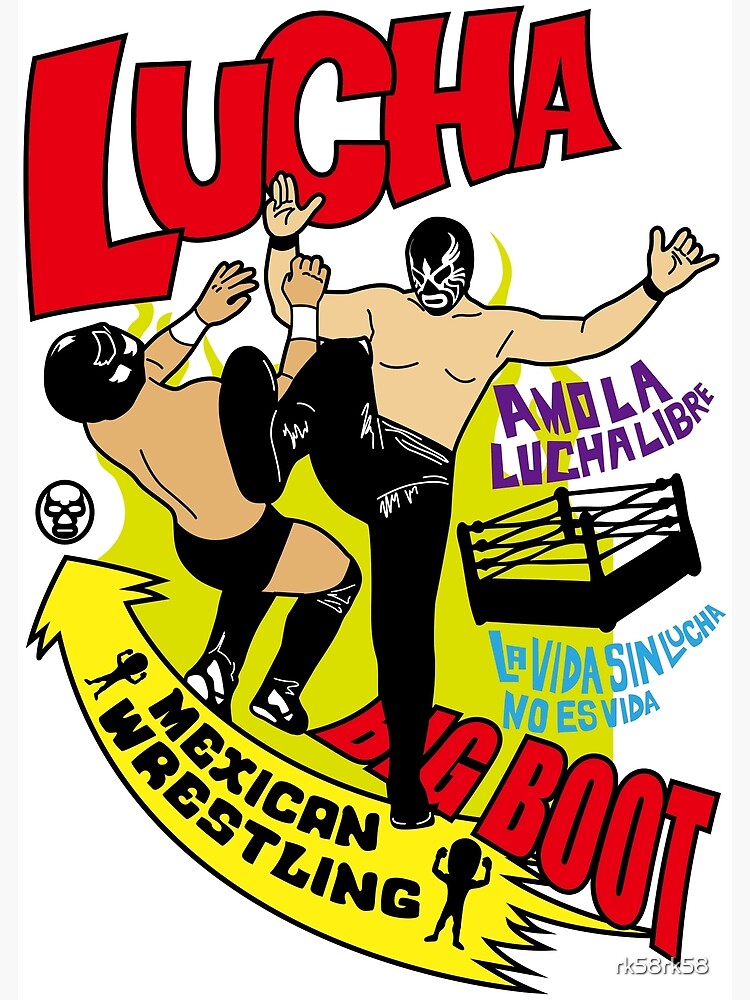 "mexican wrestling lucha libre15" Poster by rk58rk58 | Redbubble