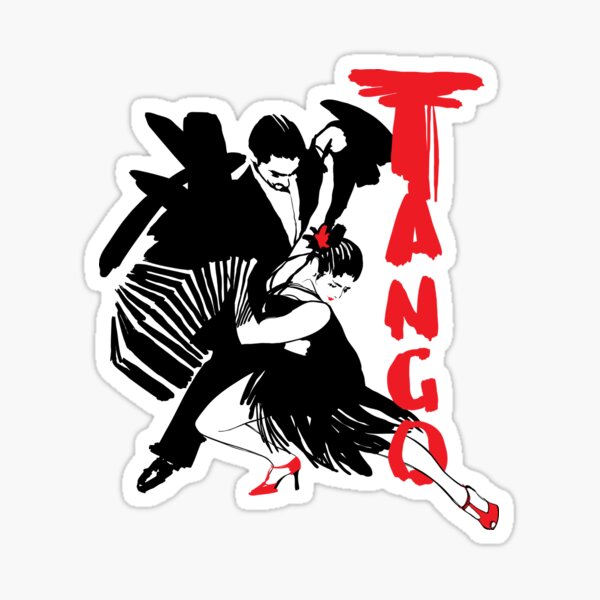 "Tango" Sticker by tativa | Redbubble