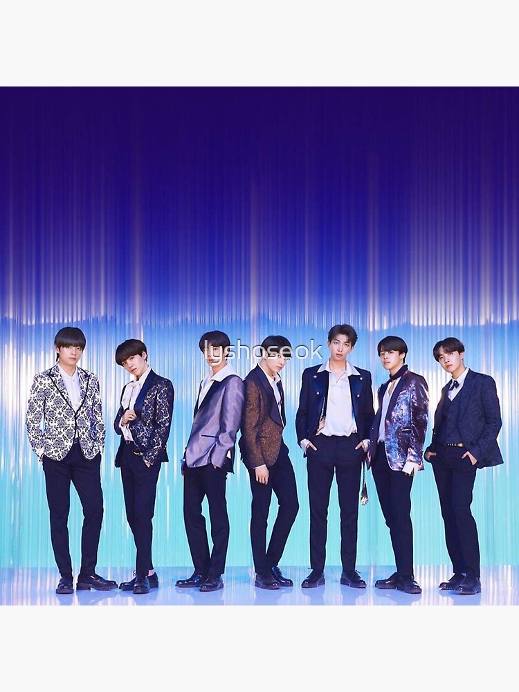 "BTS // OT7" Sticker by lyshoseok | Redbubble
