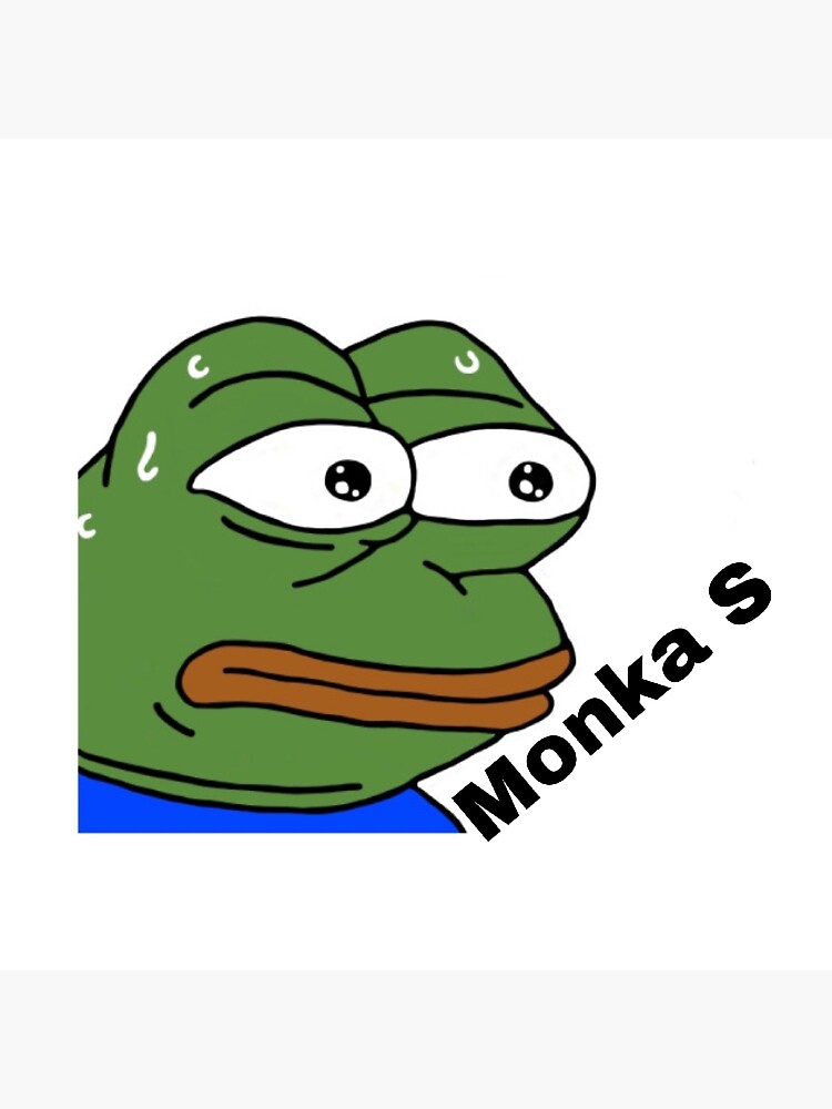 "MonkaS" Sticker for Sale by DriesVH | Redbubble