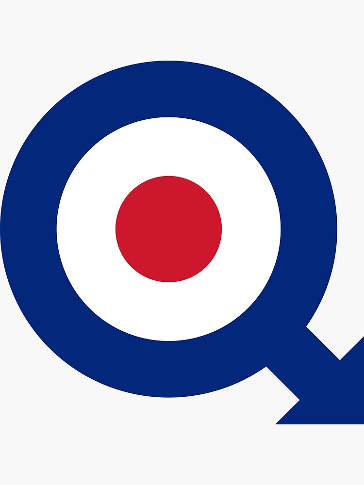 "Mod Logo with Arrow, Large Symbol" Sticker for Sale by shavenmonkeys ...