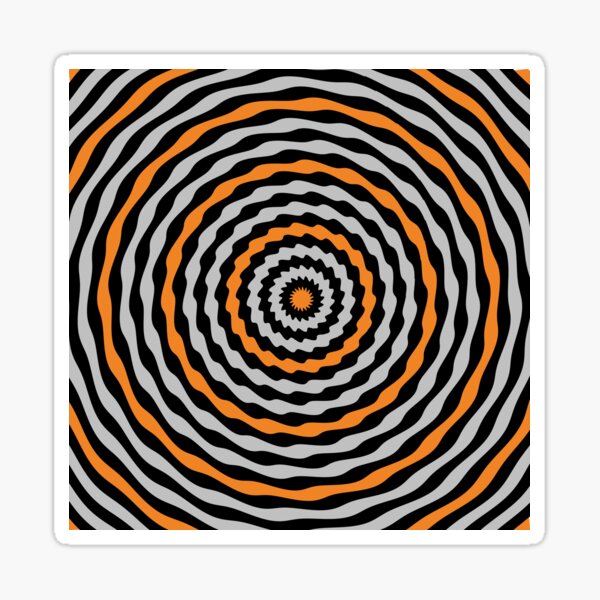 "WHIRLING HYPNOSIS" Sticker for Sale by OBJETDART | Redbubble