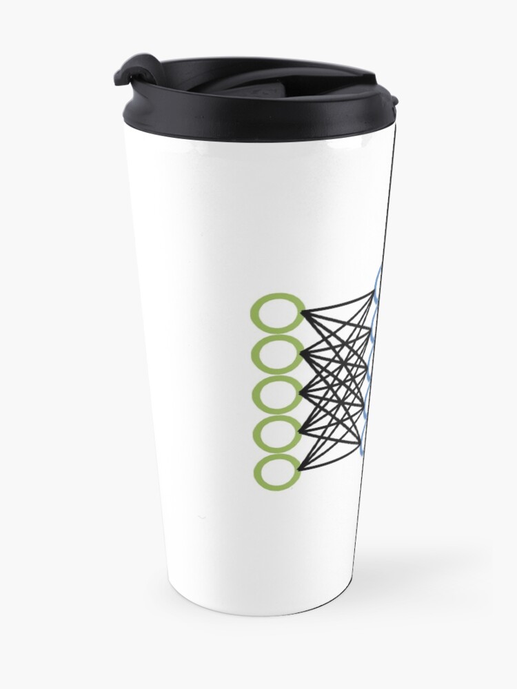 "Neural Network- Machine Learning" Travel Mug by psychometrics | Redbubble