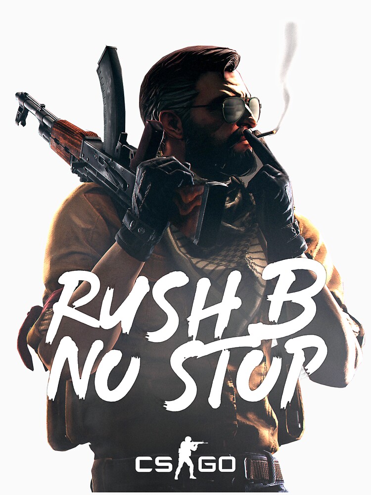 "Counter Strike CSGO Rush B Kein Stopp" T-Shirt von Konpoonti | Redbubble