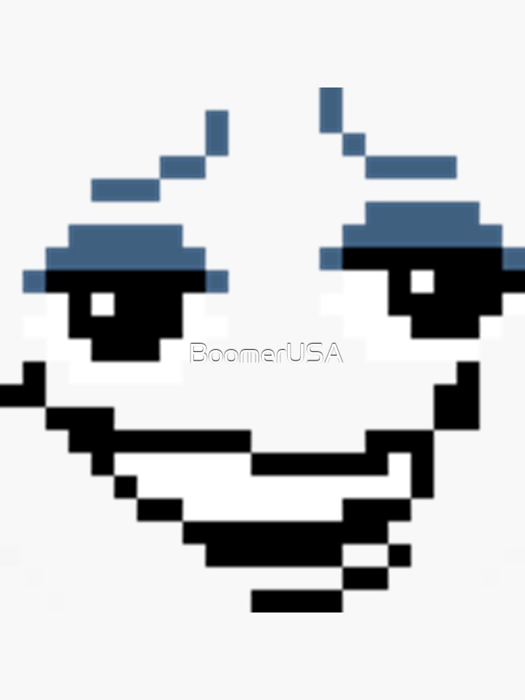 "Deltarune Lancer Face" Sticker for Sale by BoomerUSA | Redbubble