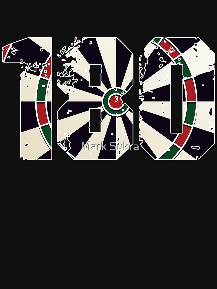"Dart Darts 180 3D Champion Sport Club Association Arrow Gift" T-shirt ...
