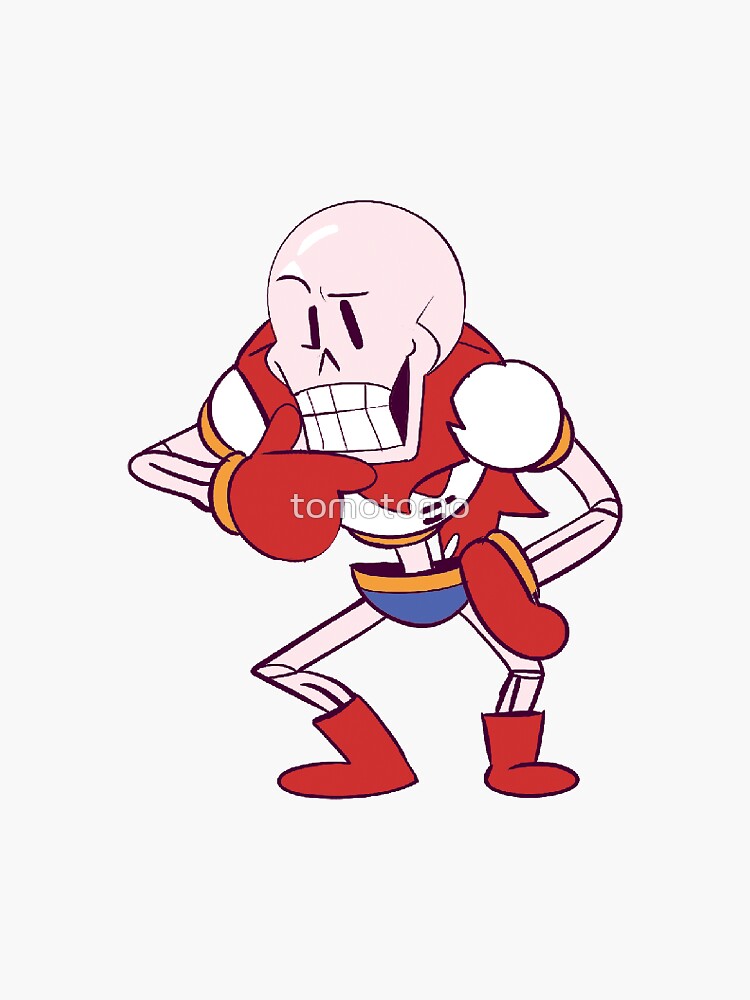 "Papyrus" Sticker for Sale by tomotomo | Redbubble
