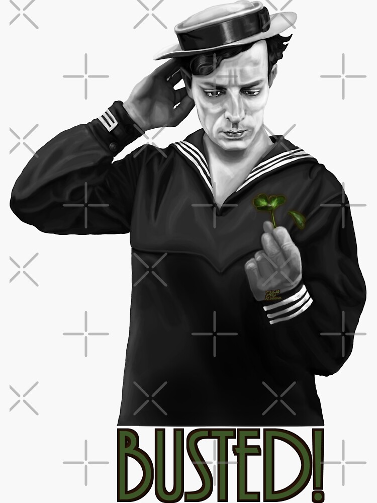 "Busted!" Sticker by AK-Hevonen | Redbubble