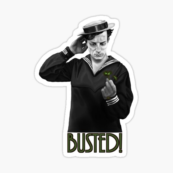 "Busted!" Sticker by AK-Hevonen | Redbubble