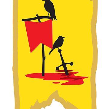 "BANNER CREST SIGIL Crows with red banners on a blood soaked ...