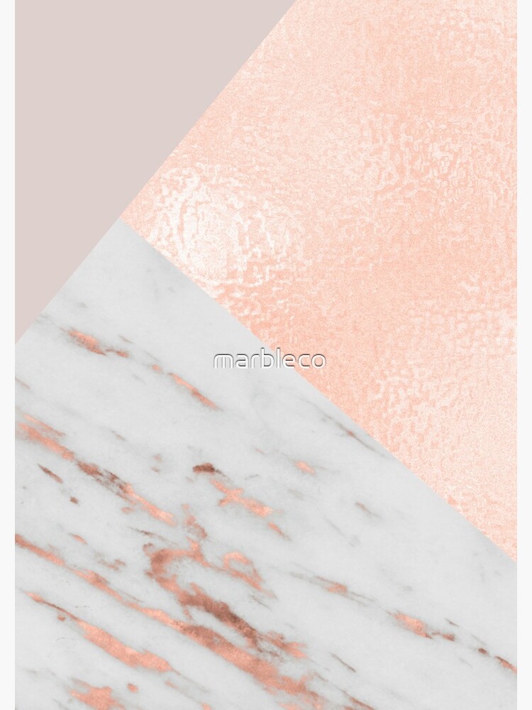 "Blush pink layers of rose gold and marble" Spiral Notebook for Sale by ...