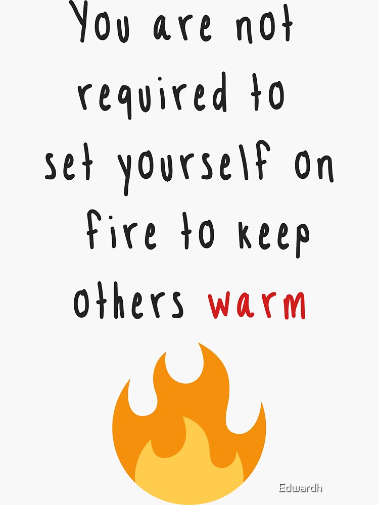 "Self Care" Sticker for Sale by Edwardh | Redbubble