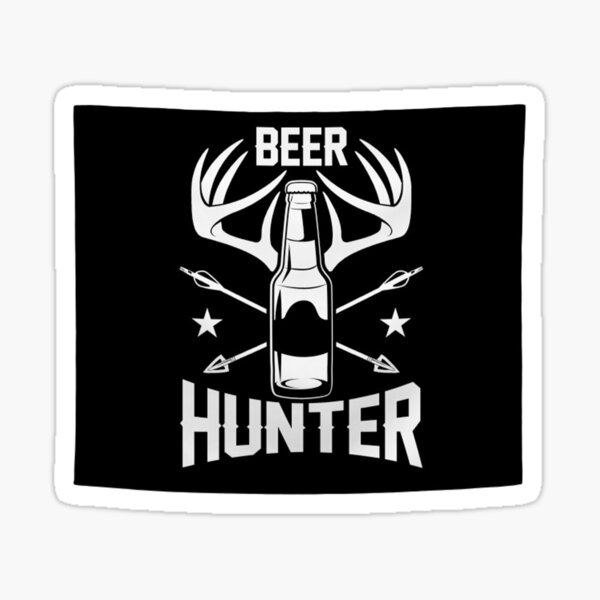 "Beer Hunter" Sticker for Sale by ironsloth | Redbubble
