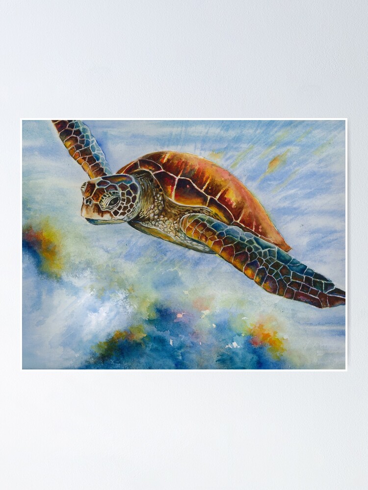 "Save the Sea Turtles" Poster by leader4029 | Redbubble