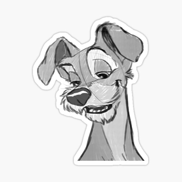 "tramp" Sticker by BlueSkyWolf | Redbubble