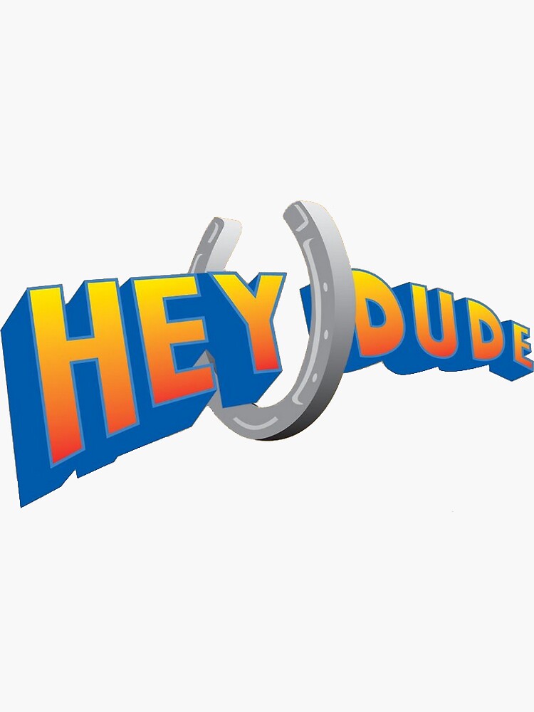 "Hey Dude " Sticker by agentcarlisle | Redbubble