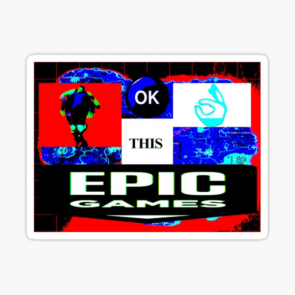"This is epic " Sticker for Sale by flameimp1 | Redbubble