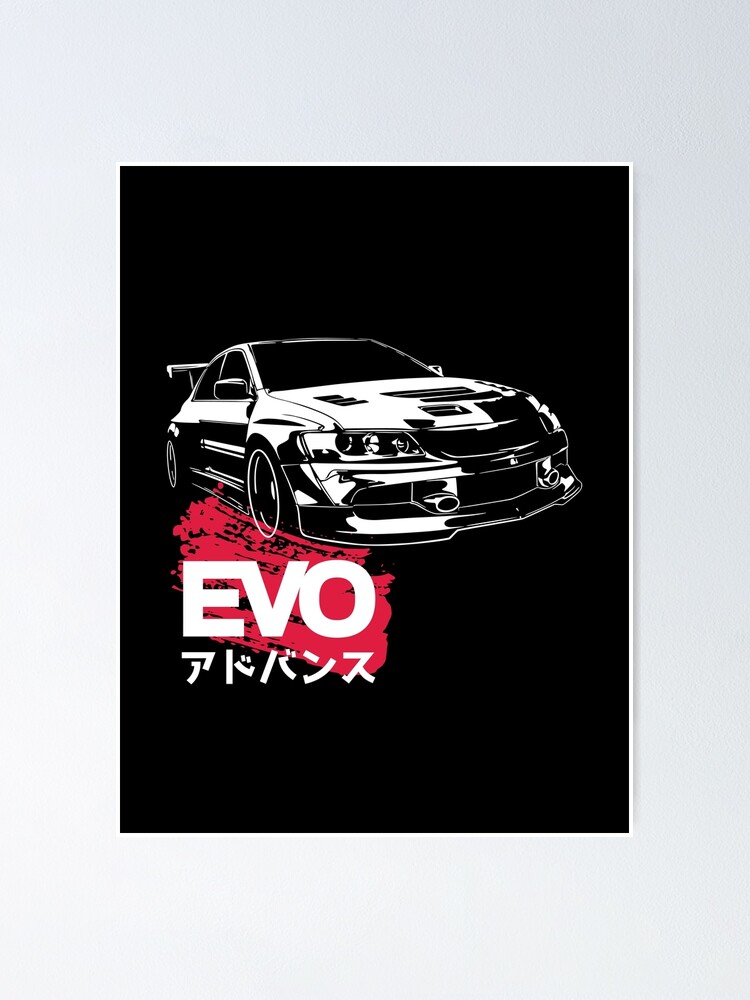 "Mitsubishi Lancer Evolution Evo IX 9" Poster by maxitin | Redbubble